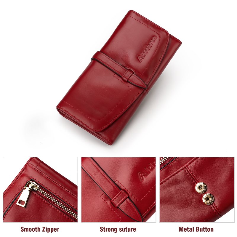 Ladies Wallet High Quality Cowhide Italian leather